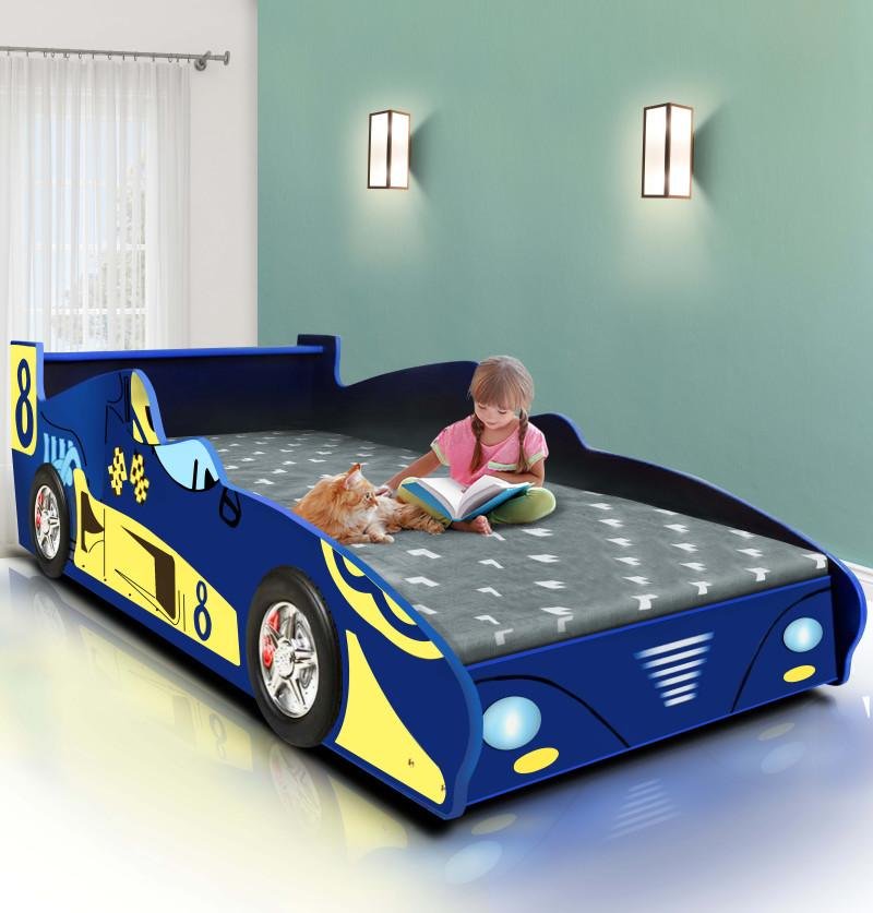 Kids Car Bed – Racing Car Bed For Kids – Kids Room Furniture – Red – Super Stylish Wooden Car ...